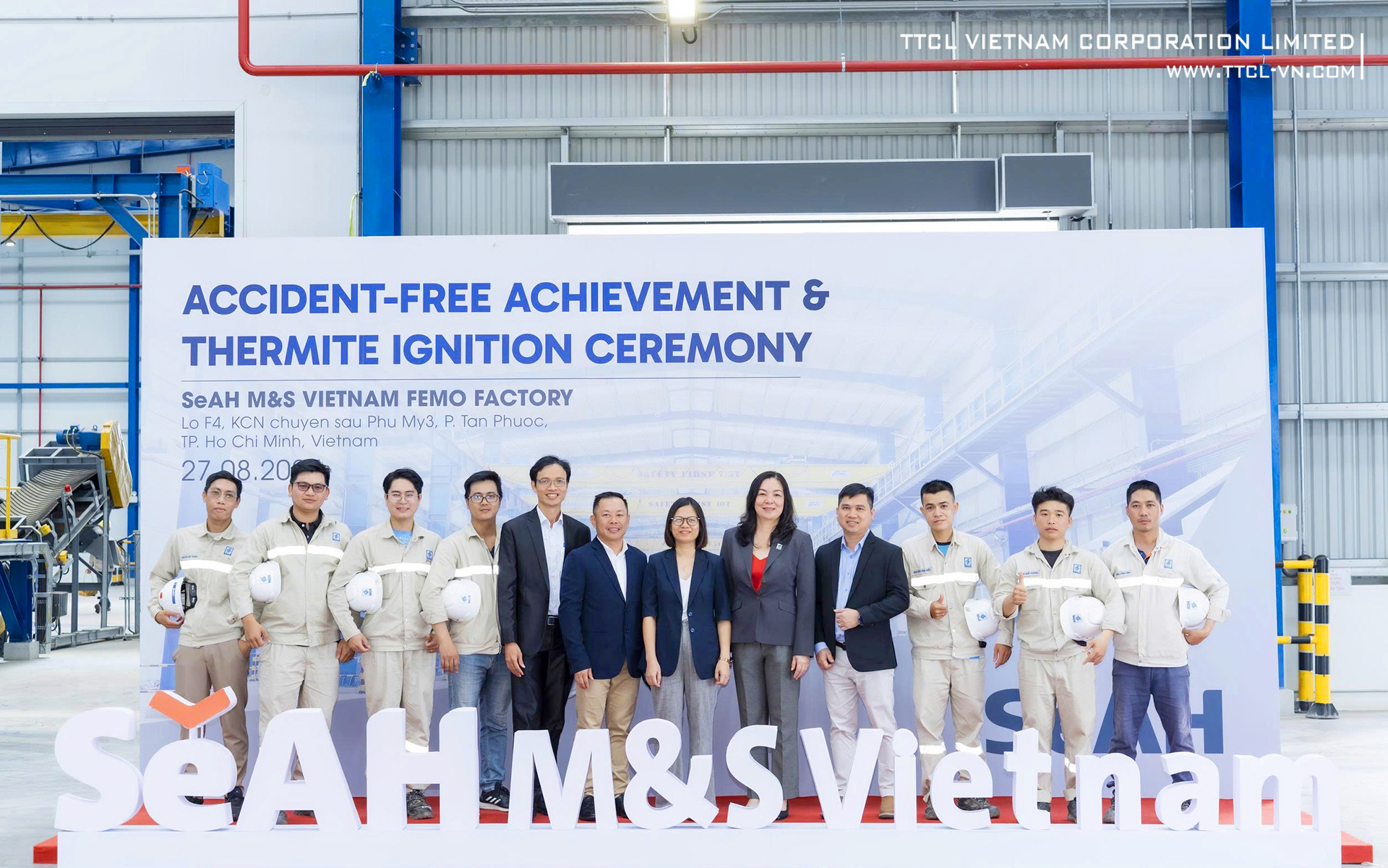 DỰ ÁN NHÀ MÁY SeAH M&S VIỆT NAM - TTCL VIET NAM